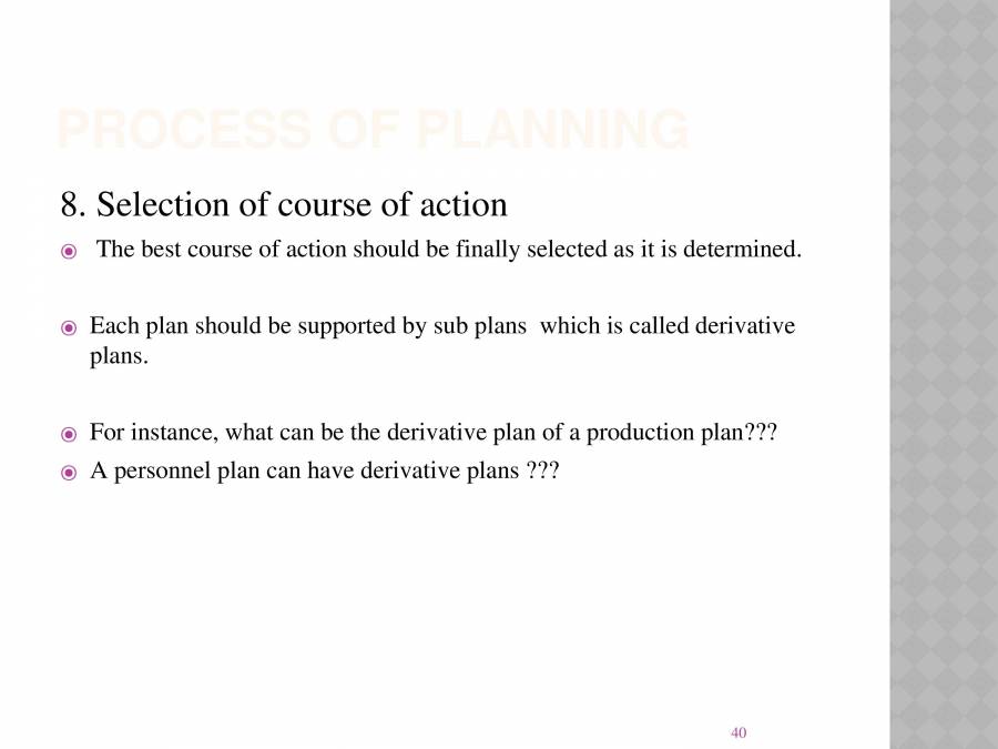 Principle Of Management - Planning - PowerPoint Slides - LearnPick India