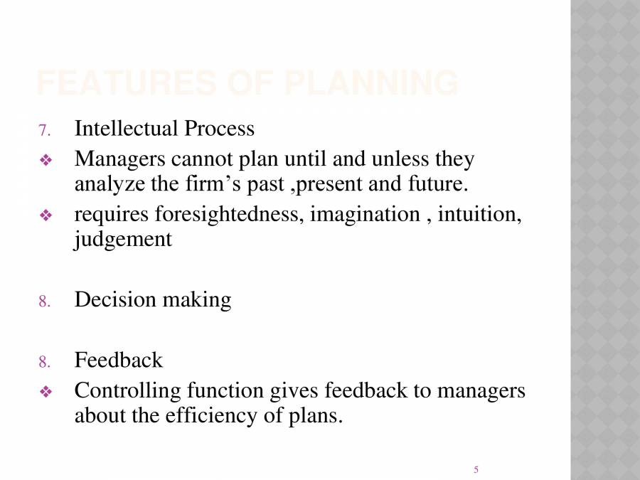 Principle Of Management - Planning - PowerPoint Slides - LearnPick India