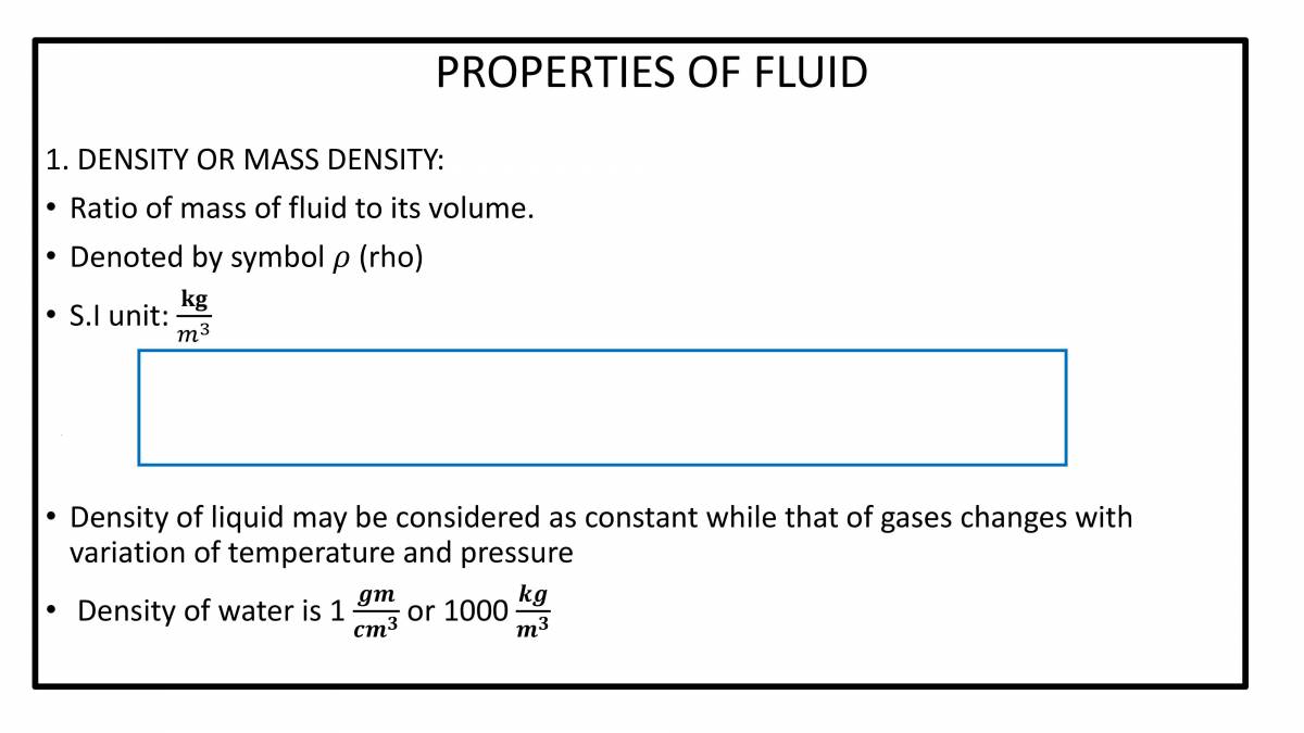 Fluid Mechanics - PowerPoint Slides - LearnPick India