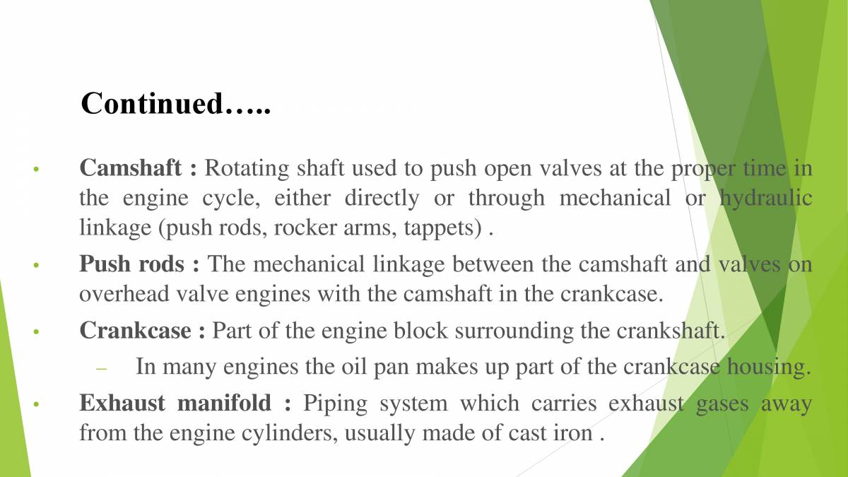 IC Engine Part I - PowerPoint Slides - LearnPick India