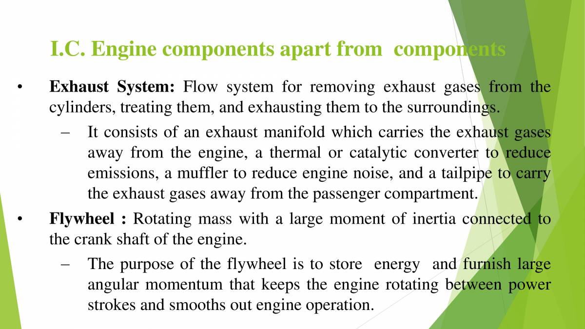 IC Engine Part I - PowerPoint Slides - LearnPick India