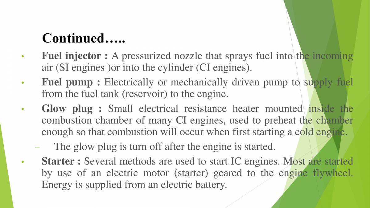 IC Engine Part I - PowerPoint Slides - LearnPick India