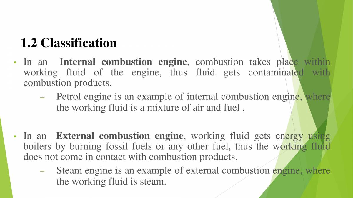 IC Engine Part I - PowerPoint Slides - LearnPick India