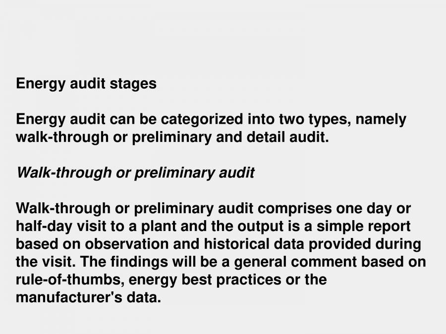 Energy Audit - PowerPoint Slides - LearnPick India