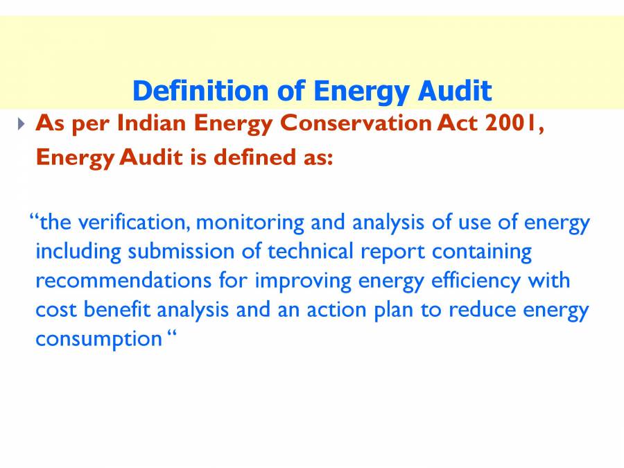 Introduction To Energy Management - PowerPoint Slides - LearnPick India