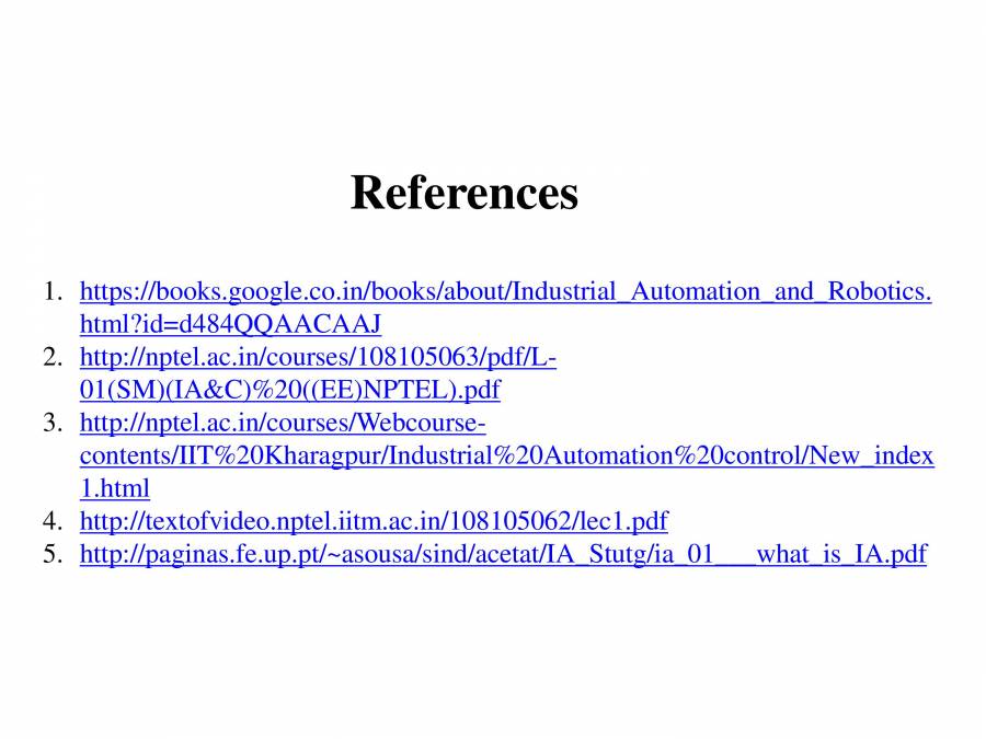 Robotics Unit I - PowerPoint Slides - LearnPick India