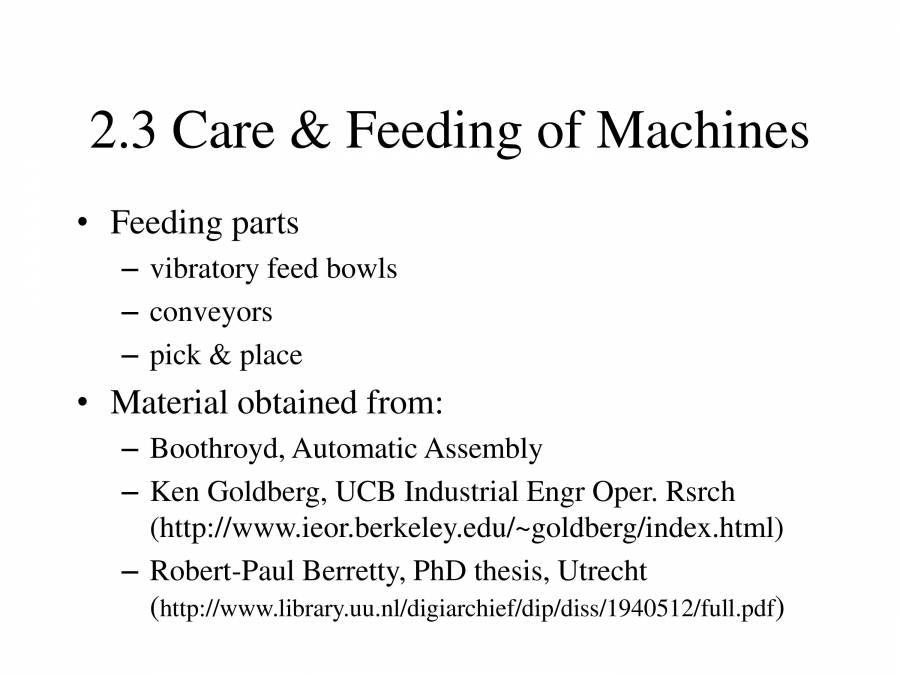 Robotics Unit II - PowerPoint Slides - LearnPick India