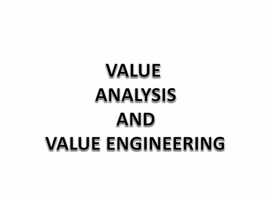 Value Engineering - PowerPoint Slides - LearnPick India