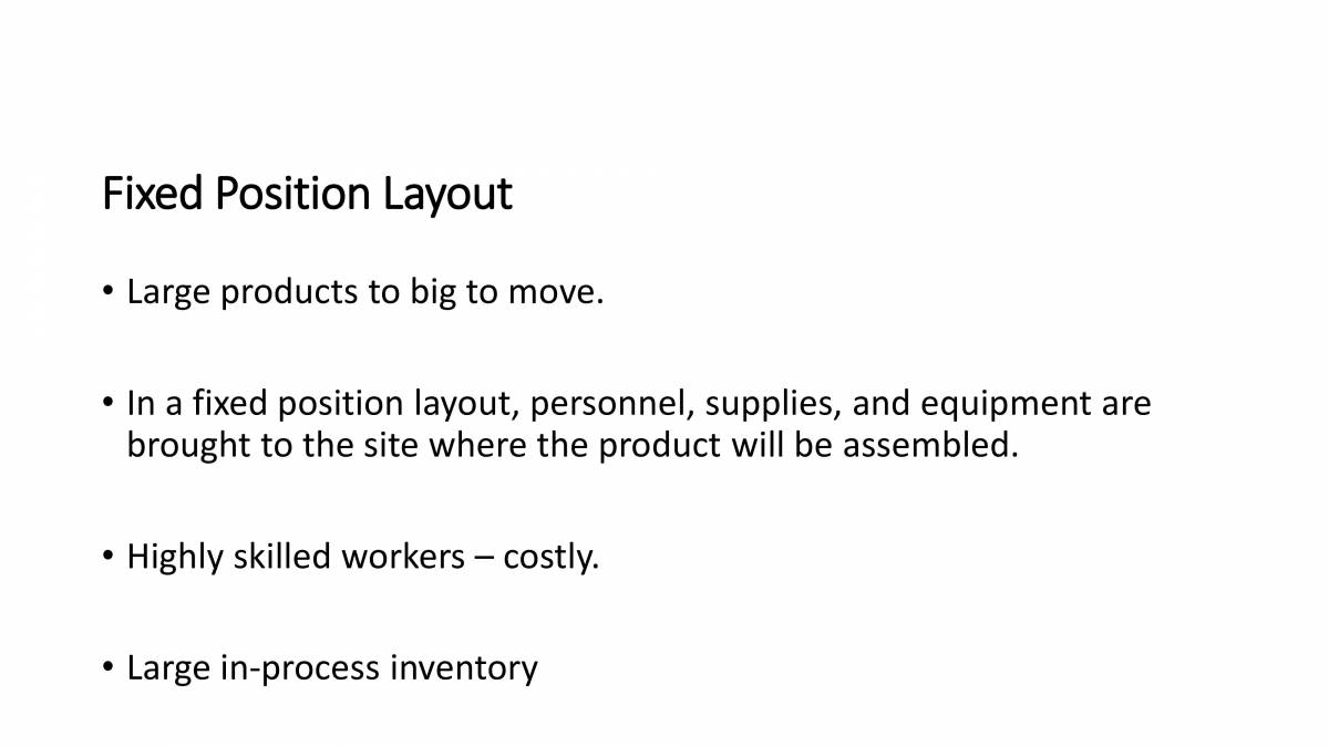 Plant Layout - PowerPoint Slides - LearnPick India