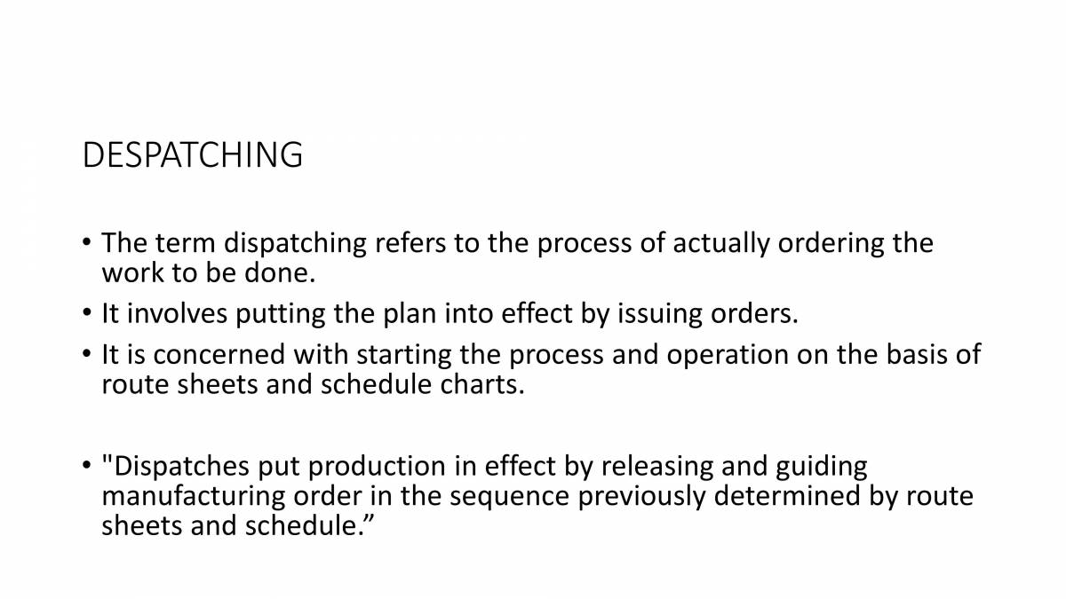 Production Planning And Control - PowerPoint Slides - LearnPick India