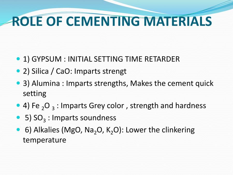 Cement And Refactories - PowerPoint Slides - LearnPick India