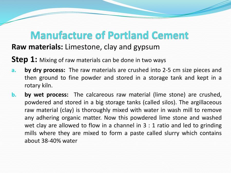 Cement And Refactories - PowerPoint Slides - LearnPick India