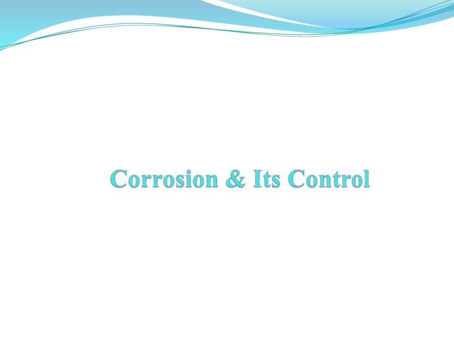 Corrosion - PowerPoint Slides - LearnPick India