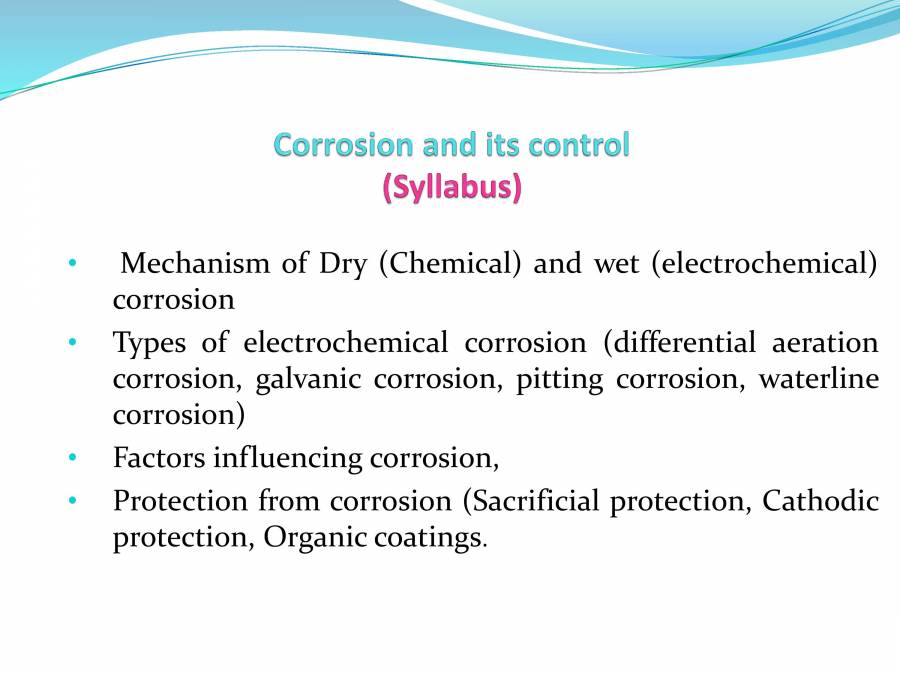 Corrosion - PowerPoint Slides - LearnPick India