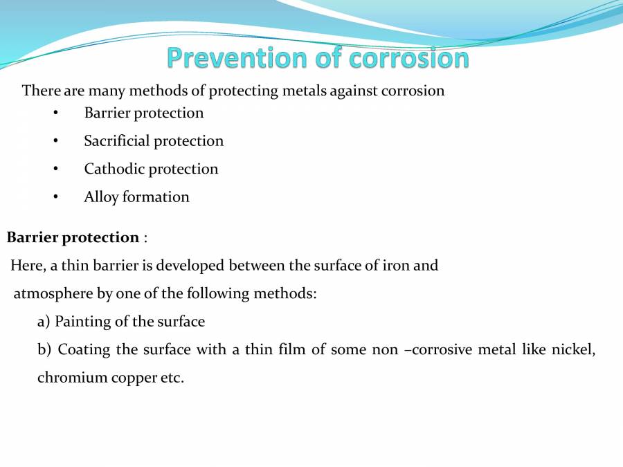 Corrosion - PowerPoint Slides - LearnPick India