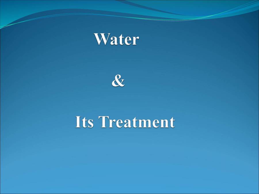 Water - PowerPoint Slides - LearnPick India