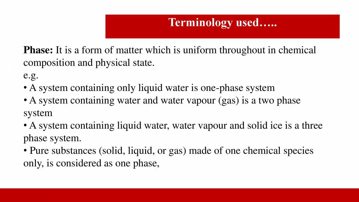 Phase Rule - PowerPoint Slides - LearnPick India