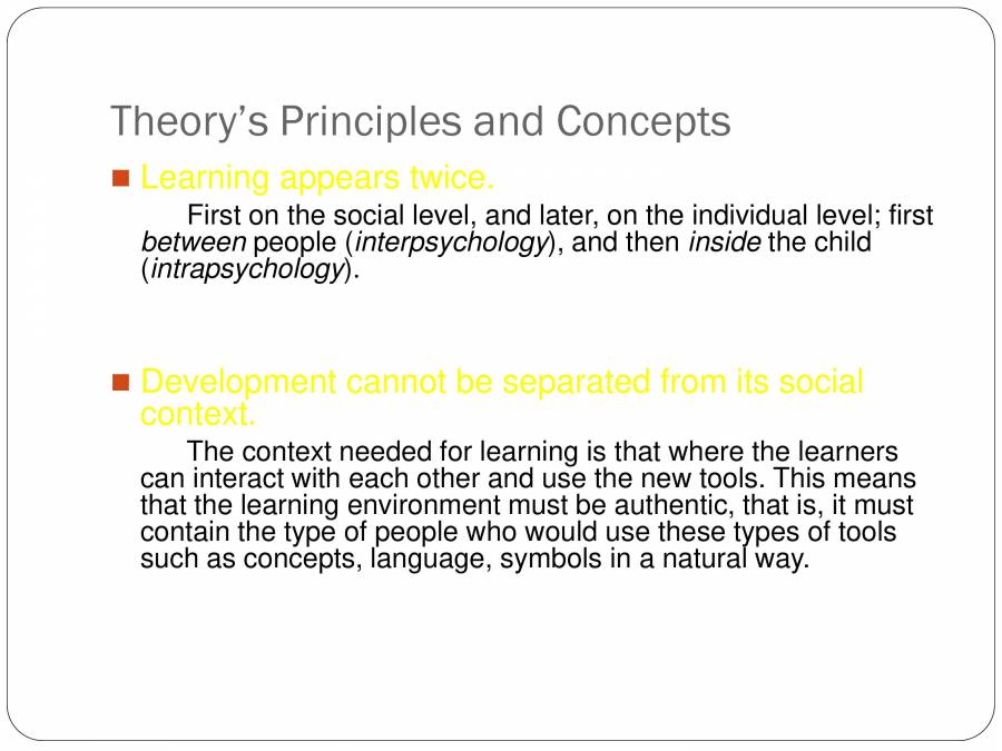 Psychology - Socio Cultural Theory - PowerPoint Slides - LearnPick India