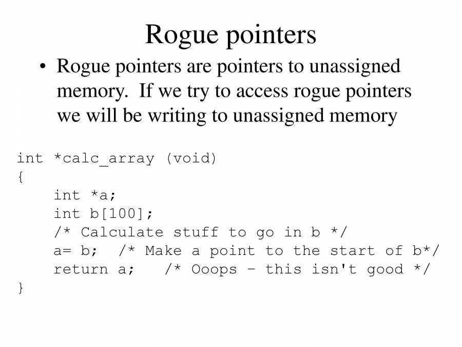 C Programming Overview String Loop Pointerslecture V Powerpoint Slides Learnpick India