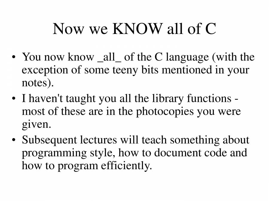 C Programming Overview String Loop Pointerslecture V Powerpoint Slides Learnpick India