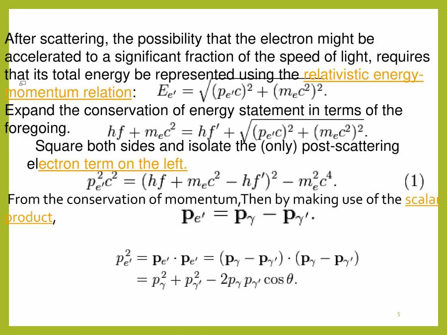 Compton Effect And Pair Production-Modern Physics - PowerPoint Slides ...