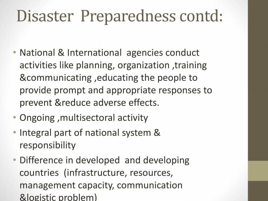 Disaster Management - PowerPoint Slides - LearnPick India