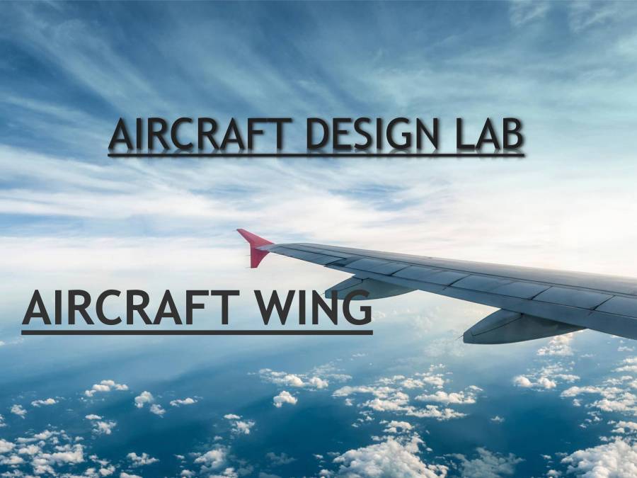 Different Types Of Aircraft Wing - PowerPoint Slides - LearnPick India