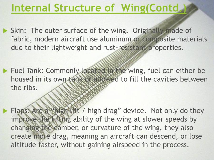 Different Types Of Aircraft Wing - PowerPoint Slides - LearnPick India