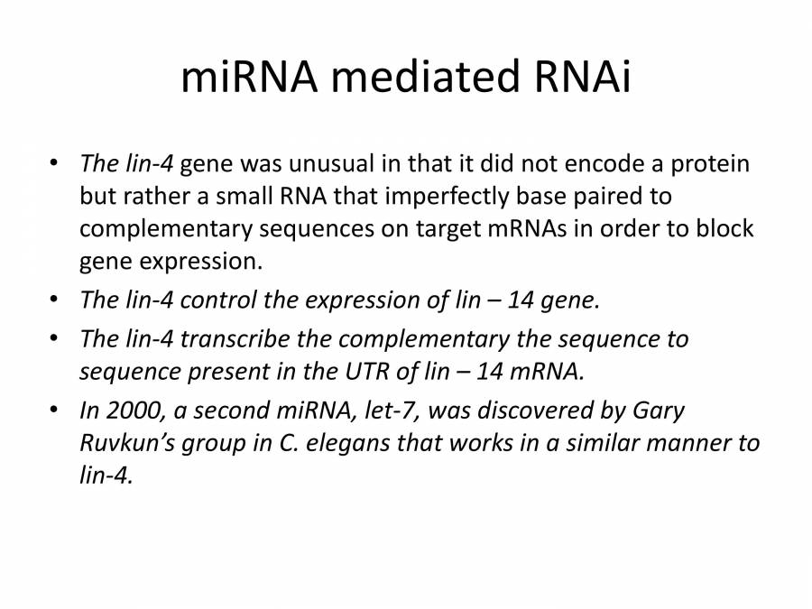 RNA INTERFERENCE - PowerPoint Slides - LearnPick India