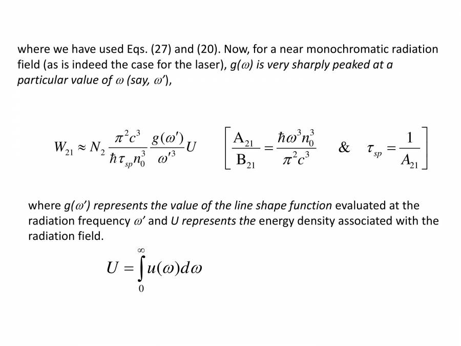 Laser Components & Population Inversion - PowerPoint Slides - LearnPick ...
