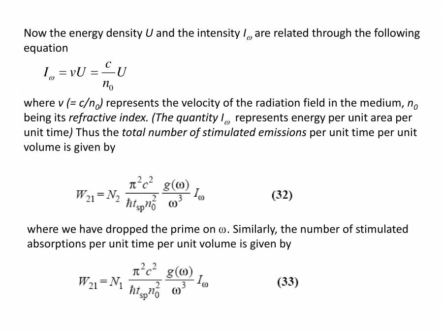 Laser Components & Population Inversion - PowerPoint Slides - LearnPick ...