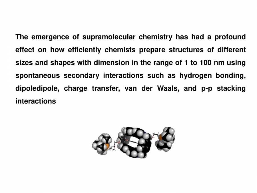 Supramolecular Chemistry - PowerPoint Slides - LearnPick India
