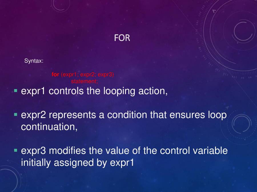 Decision Making, Branching And Loop - PowerPoint Slides - LearnPick India