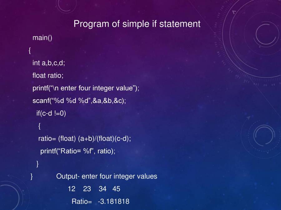 Decision Making, Branching And Loop - PowerPoint Slides - LearnPick India