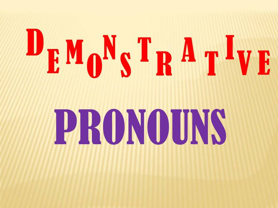 Arabic Demonstrative Pronouns - PowerPoint Slides - LearnPick India