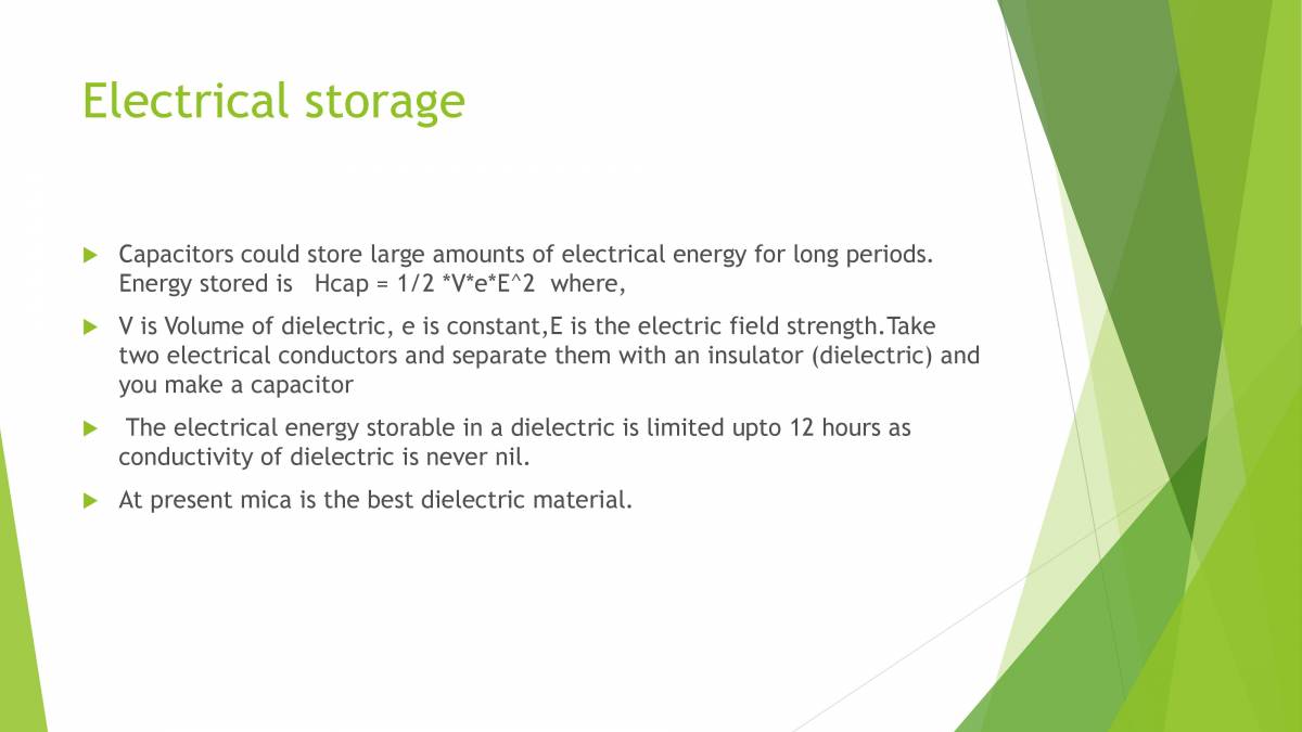 Solar Energy Storage - PowerPoint Slides - LearnPick India
