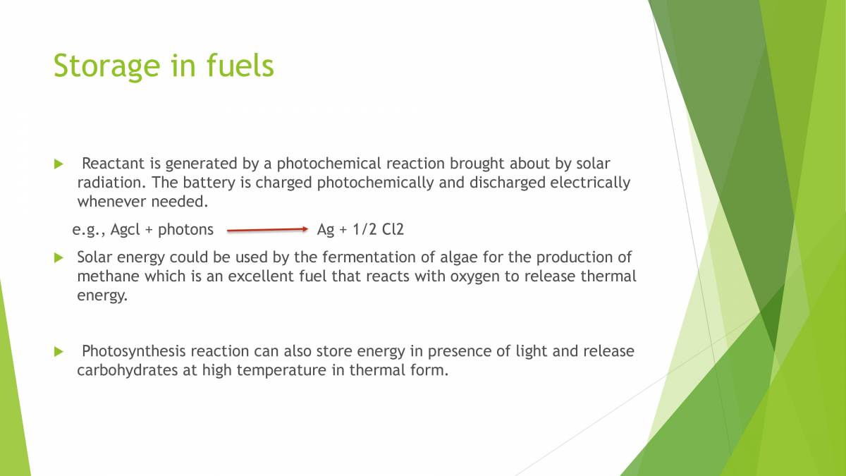 Solar Energy Storage - PowerPoint Slides - LearnPick India
