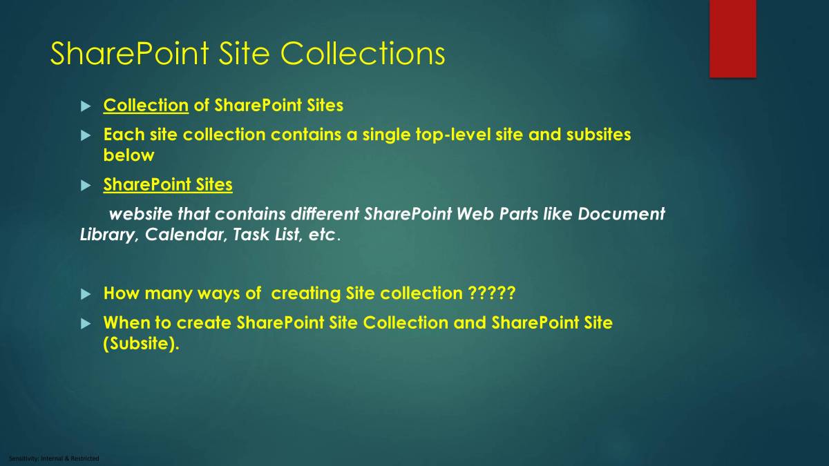 SharePoint Online Training - PowerPoint Slides - LearnPick India