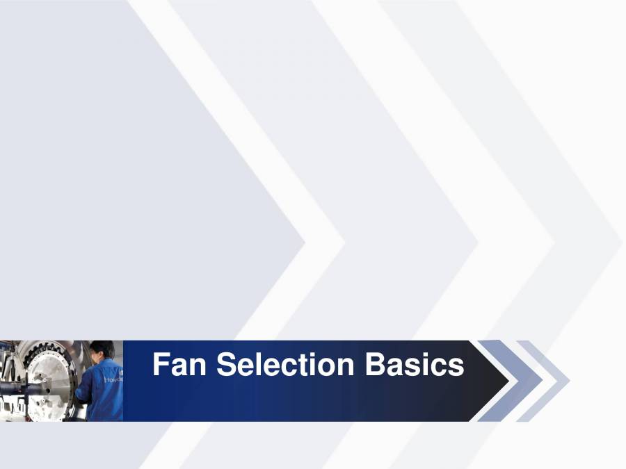 Fan Selection - PowerPoint Slides - LearnPick India
