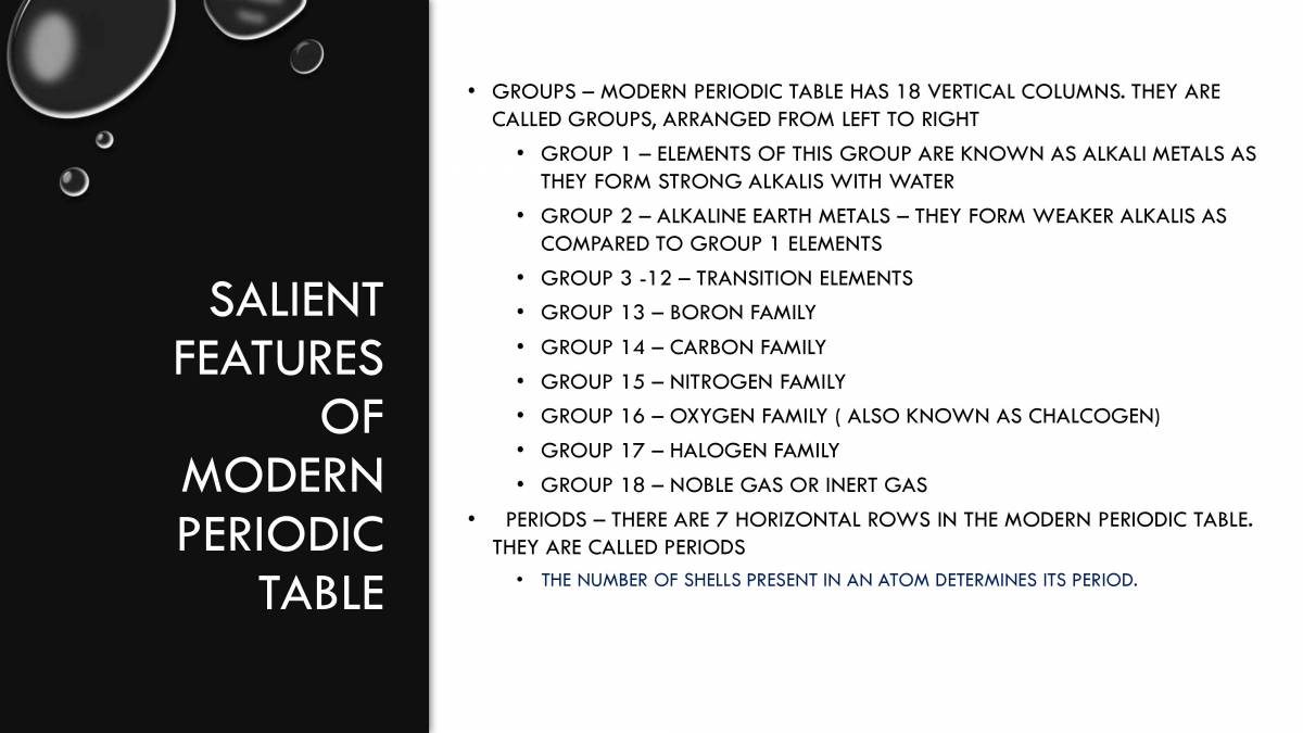 Periodic Properties Of Elements - I - PowerPoint Slides - LearnPick India