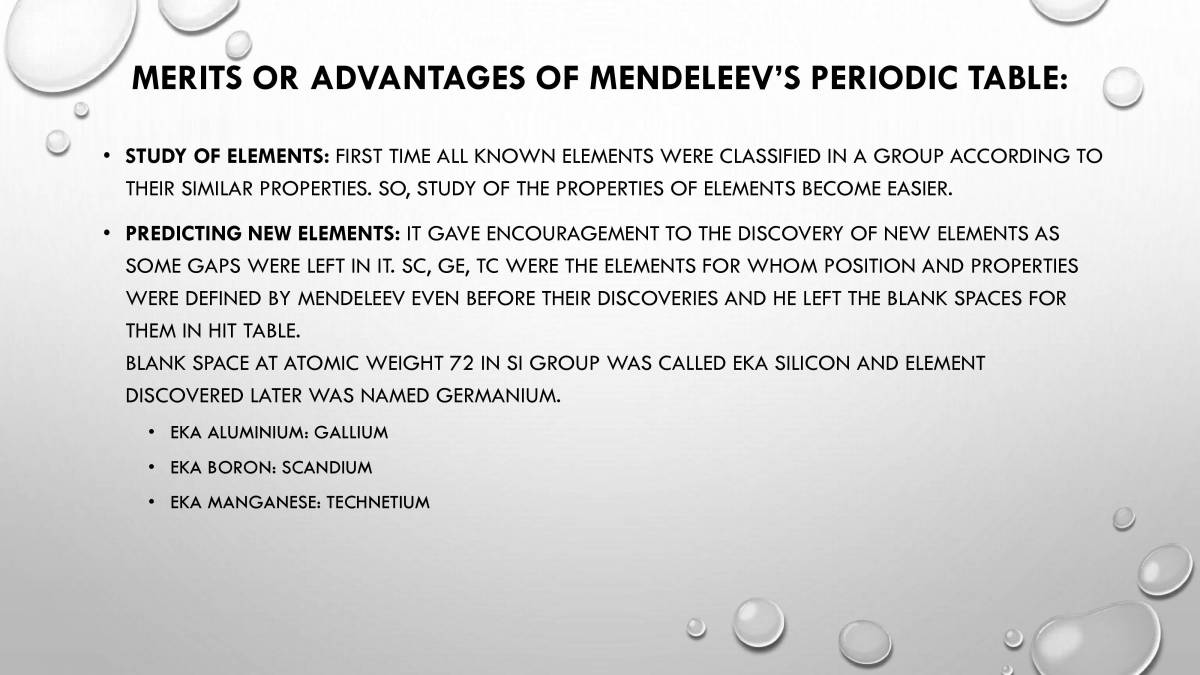 Periodic Properties Of Elements - I - PowerPoint Slides - LearnPick India