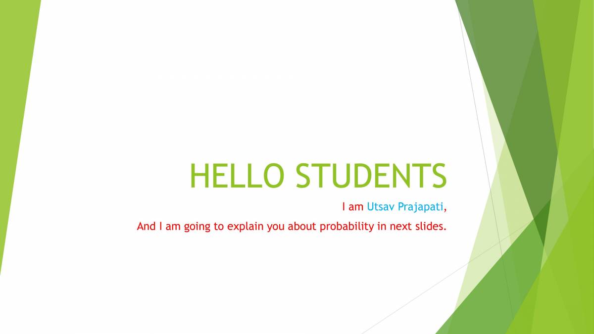 Probability Basics - PowerPoint Slides - LearnPick India