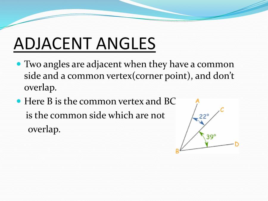 M.Sc Secondary Level Lines And Angles - PowerPoint Slides - LearnPick India