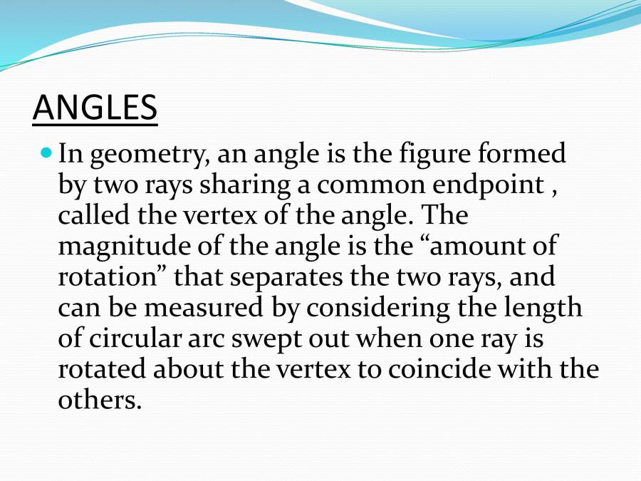 M.Sc Secondary Level Lines And Angles - PowerPoint Slides - LearnPick India