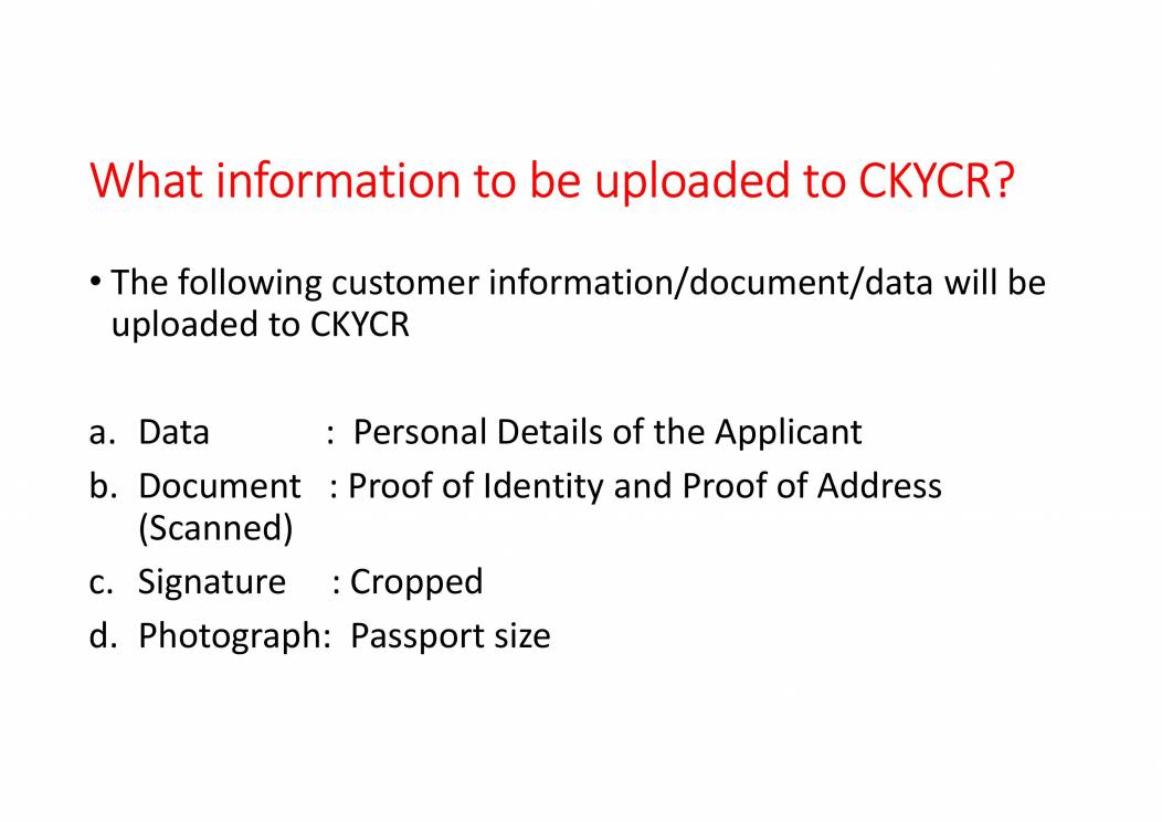 Central Kyc Registry Powerpoint Slides Learnpick India