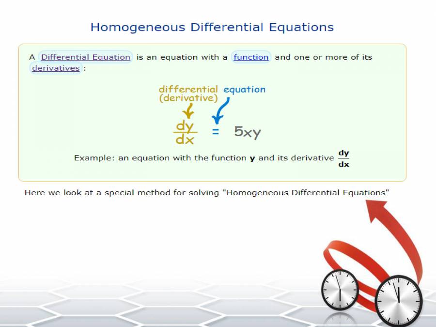 Differential Equations - PowerPoint Slides - LearnPick India