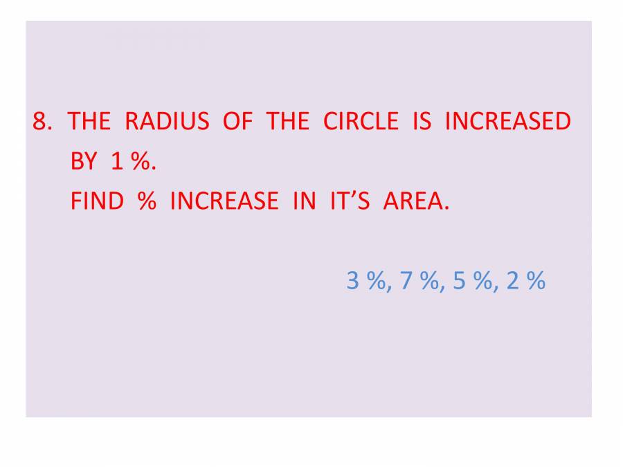 Percentage Examples With Solutions - PowerPoint Slides - LearnPick India