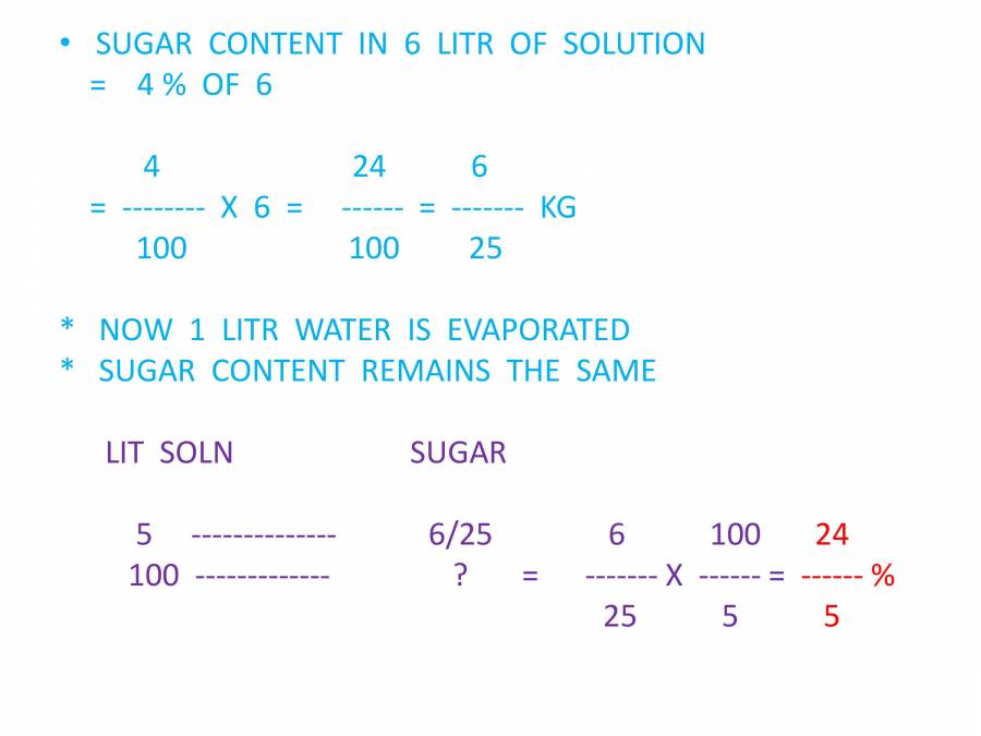 Percentage Examples With Solutions - PowerPoint Slides - LearnPick India