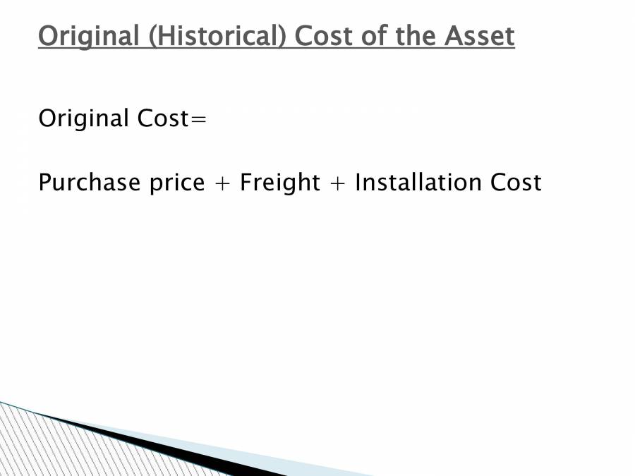 Class XI- Depreciation - PowerPoint Slides - LearnPick India
