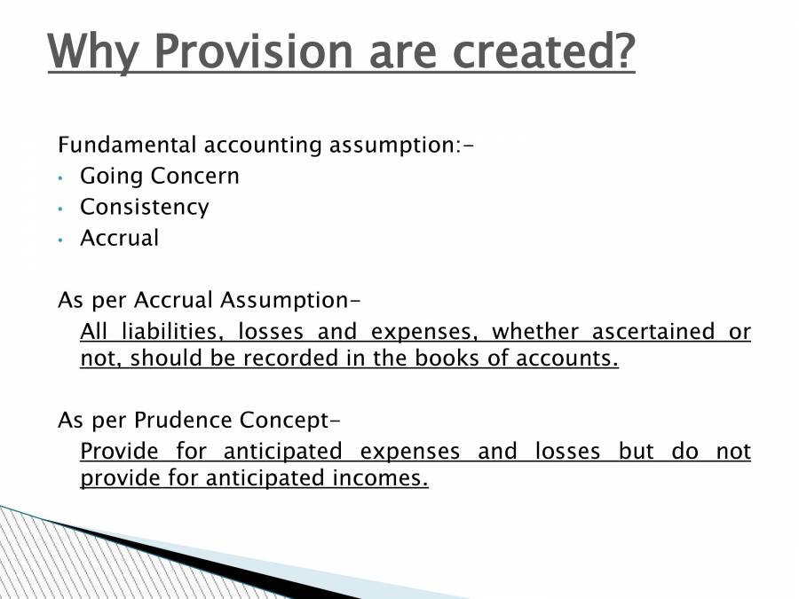 Class XI Accountancy- Provisions & Reserves (Introduction) - PowerPoint ...